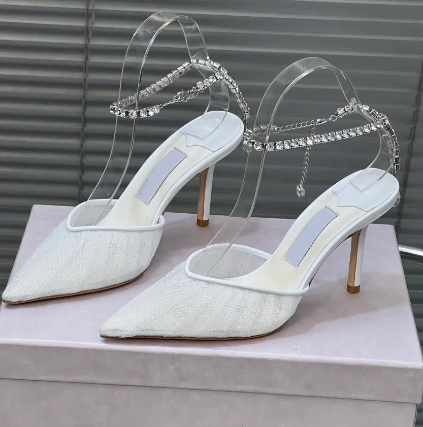 Bulk Mesh Crystal High Heels: Women's Sexy Pointed Toe Pumps Wedding, Party, Formal Events At ...