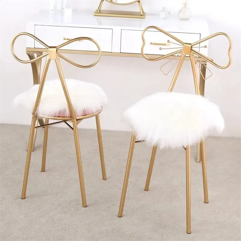 50-Inch Plush Circular Seat Cushion for Makeup Chairs, Bar Chairs ...