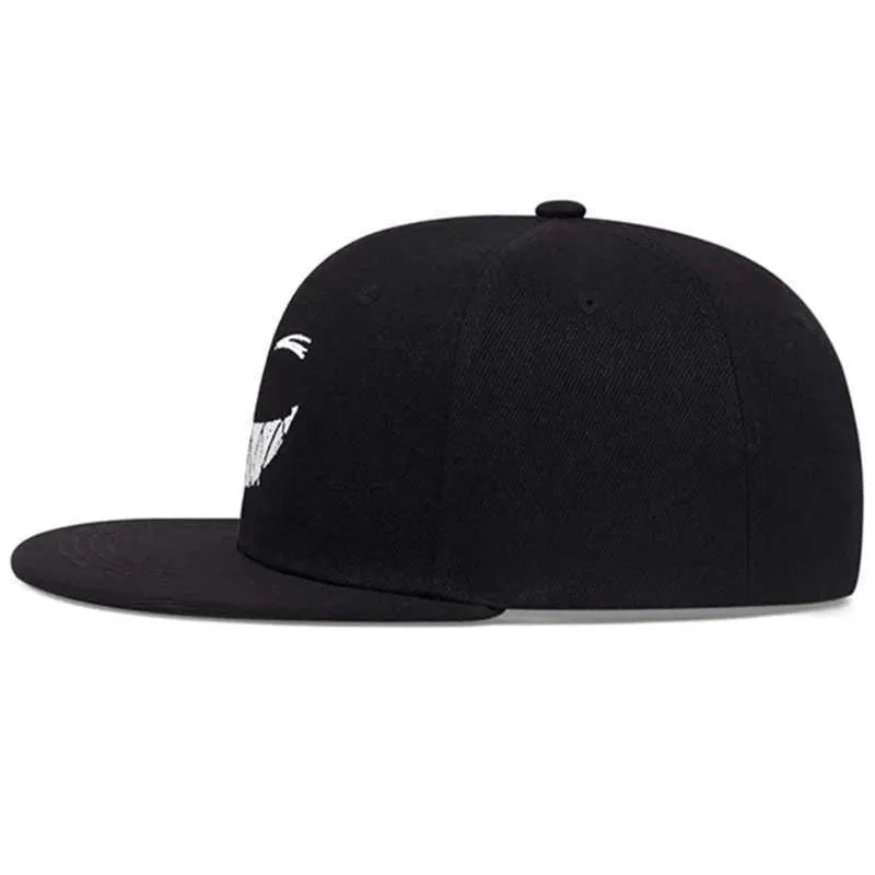 Unisex Ghost Expression Embroidery Hiphop Hats Outdoor Adjustable ...
