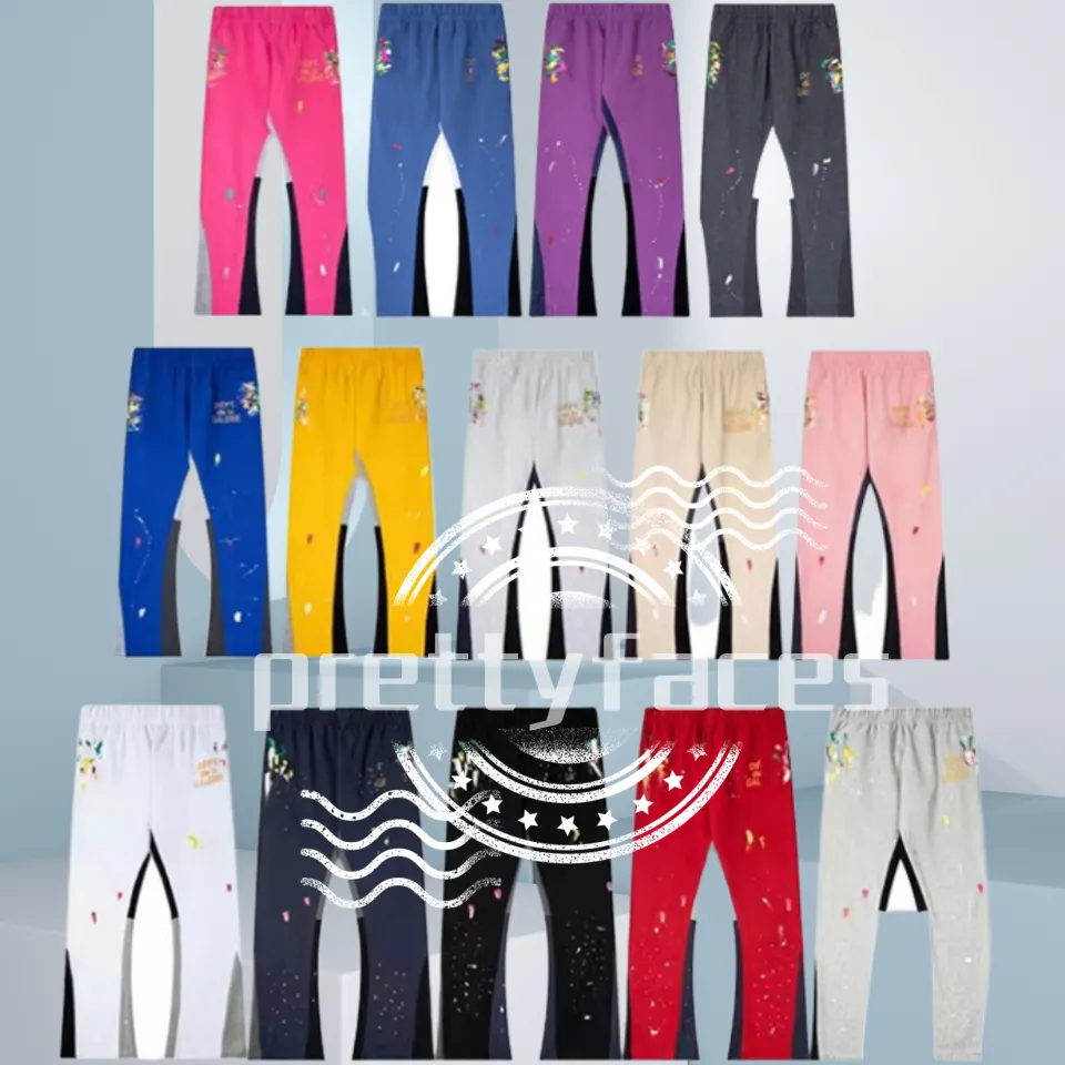 Designer Men's High Street Casual Track Pants With Hand Drawn Ink ...