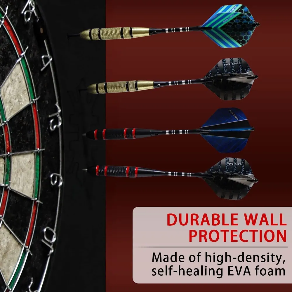 Dart Board Wall Protector Surround, EVA Black Dartboard Protector, Easy ...