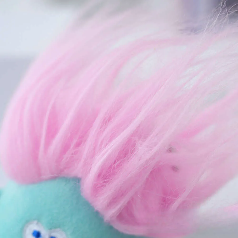 TikTok Fluffy Sausage Mouth Braided Hair Quirky Small Plush Pendant ...