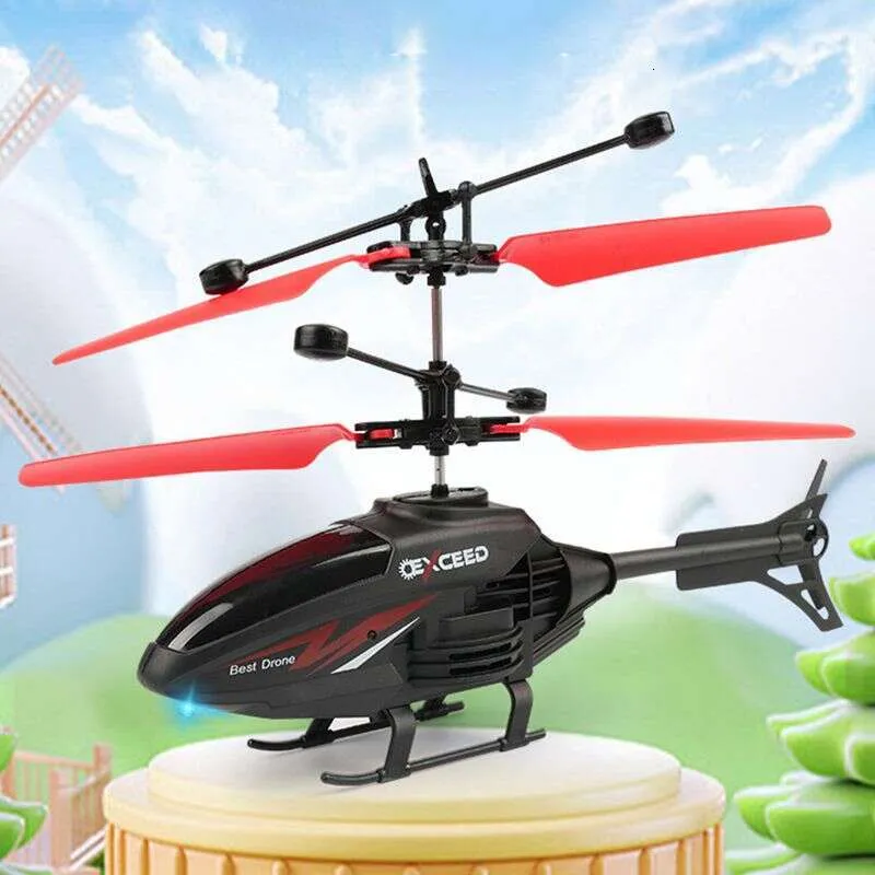 Helicopter With LED Colorful Light, Rechargeable 2Ch Remote Control ...