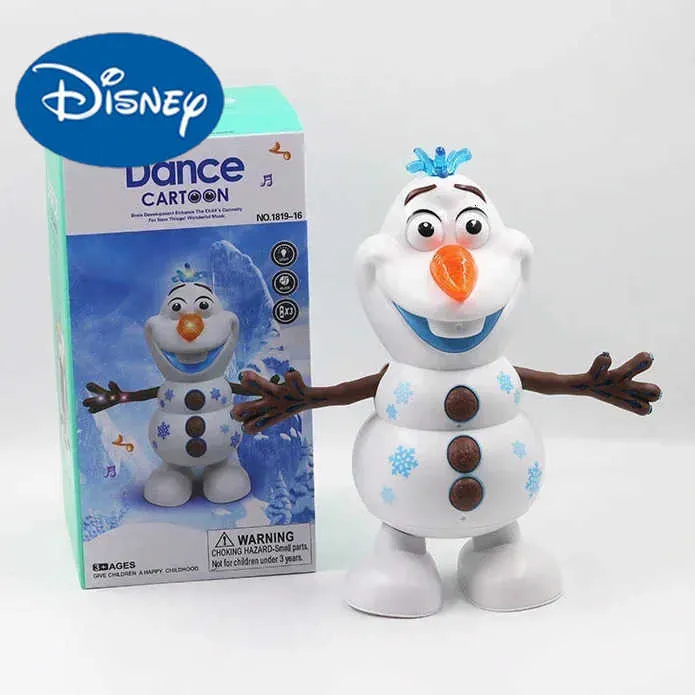 Disney Frozen Olaf Elsa Broly Action Figure 22cm Electric Cartoon PVC ...