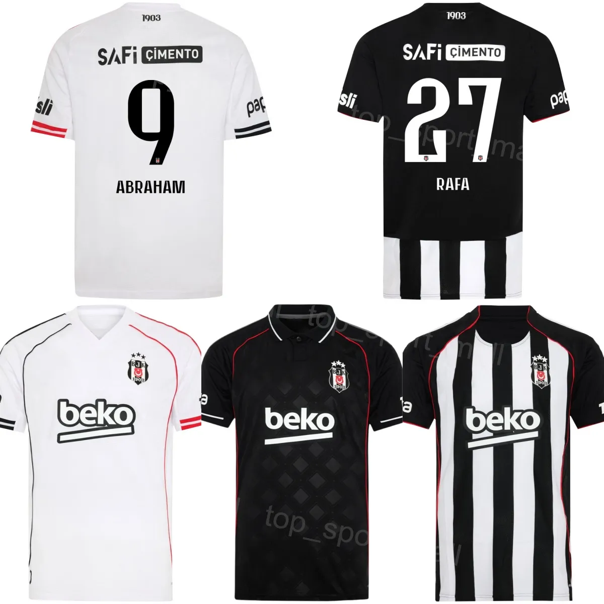 Club Soccer Besiktas Demir Ege Tiknaz Jersey 2025/2026 - Mans 19 El ...