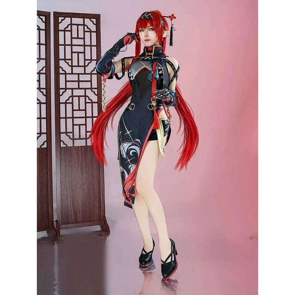 Yinlin Cosplay Costume: Wuthering Waves Carnival Uniform with Wig ...