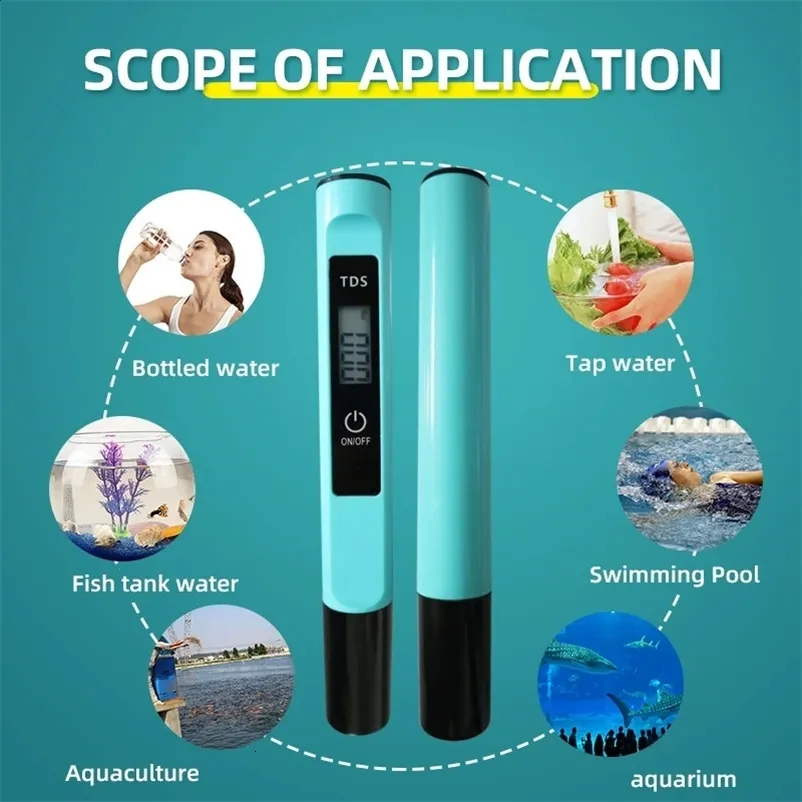 Circular TDS Water Meter Analyzer Pen Water Quality Testing Pen ...