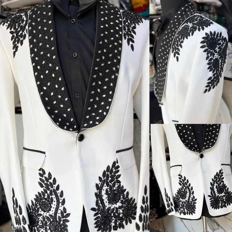 Customizable Beaded Diamond Applique Men's Tuxedo In... From Dreamsuits ...