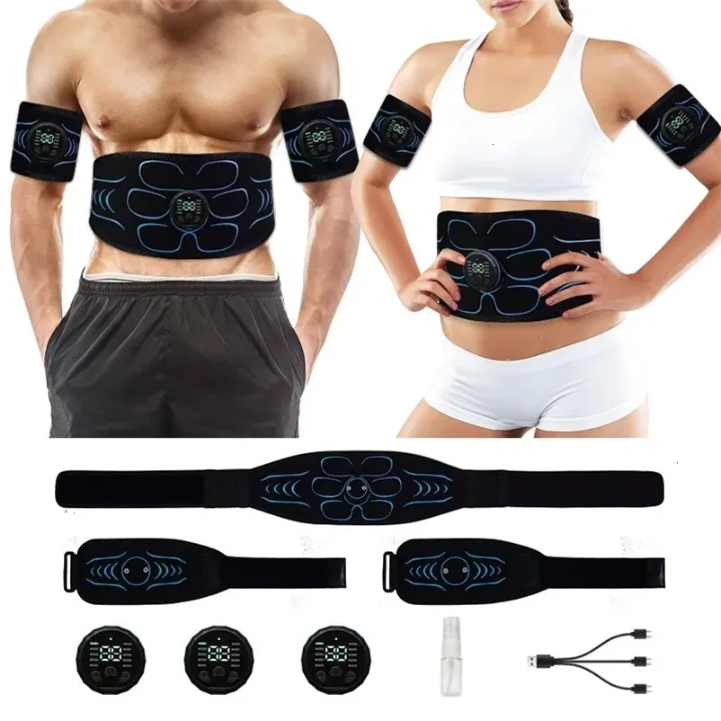 Unisex EMS Abdominal Abdominal Trainer Machine With Vibration, Waist ...