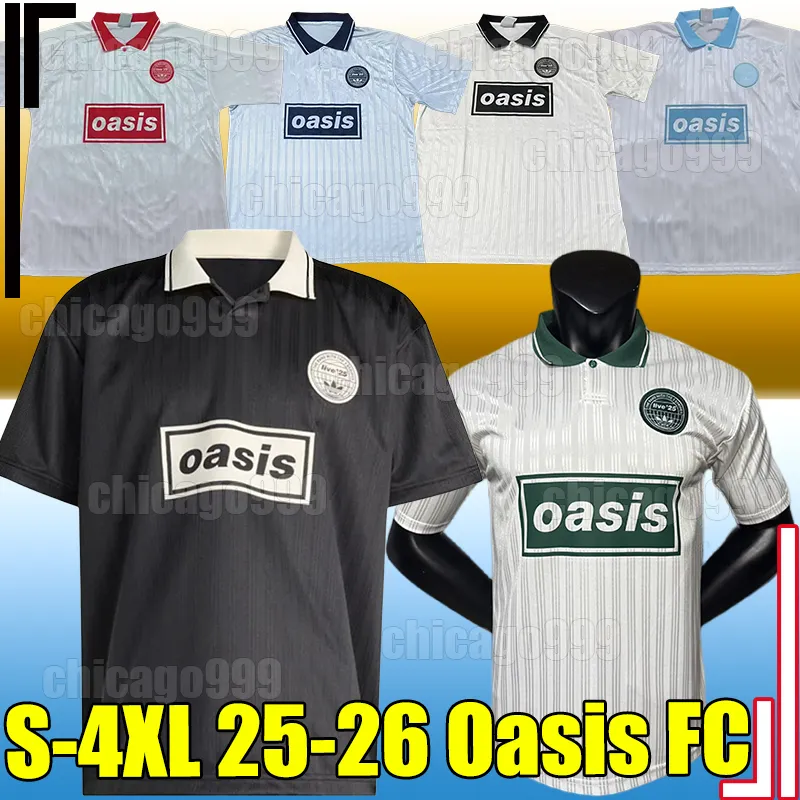 S-4xl Oasis Fc Soccer Jerseys Tour Jacquard 25th Anniversary Co-branded ...