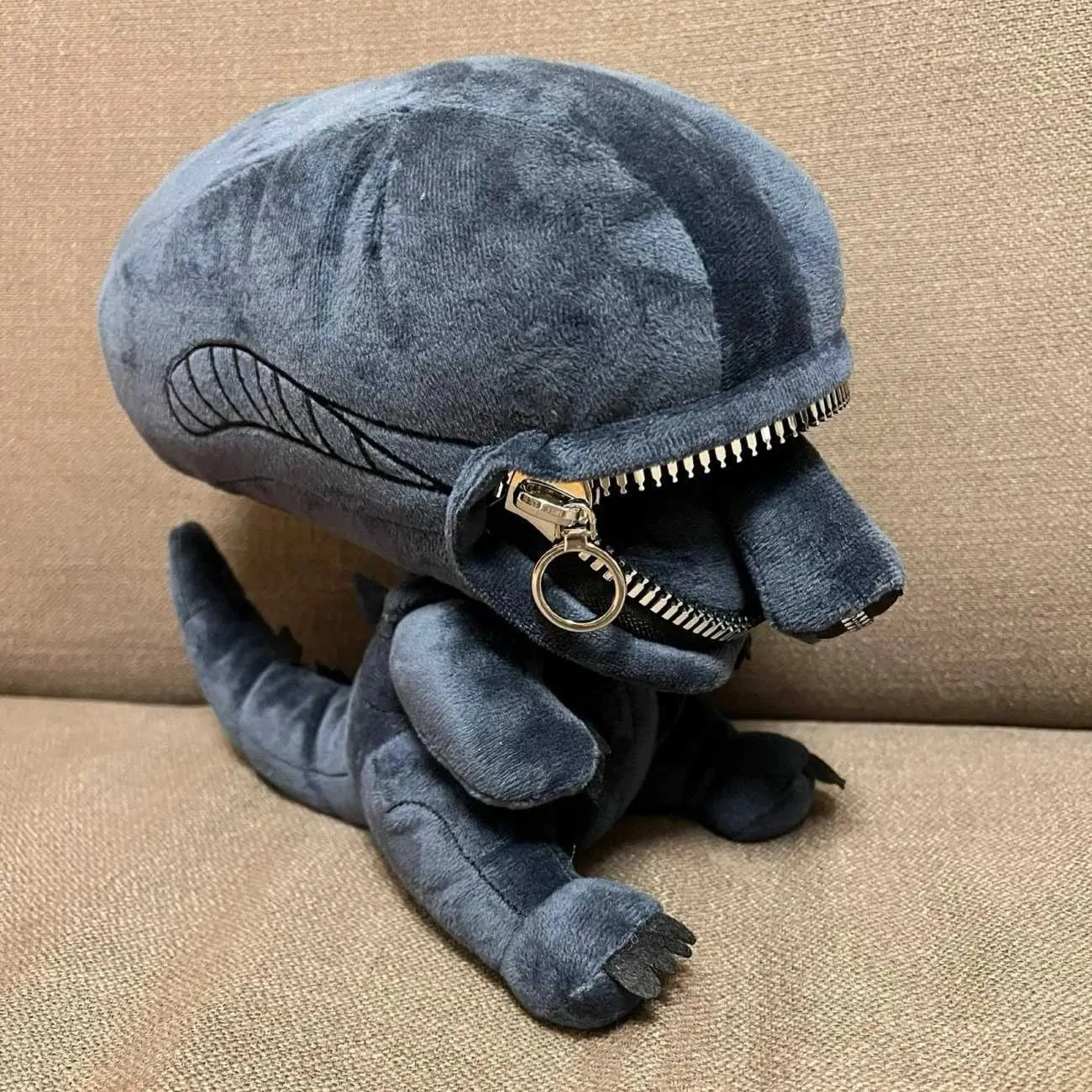 Xenomorph Plush Doll Stitch With Zipper Mouth Lovely Cartoon Room Decor ...