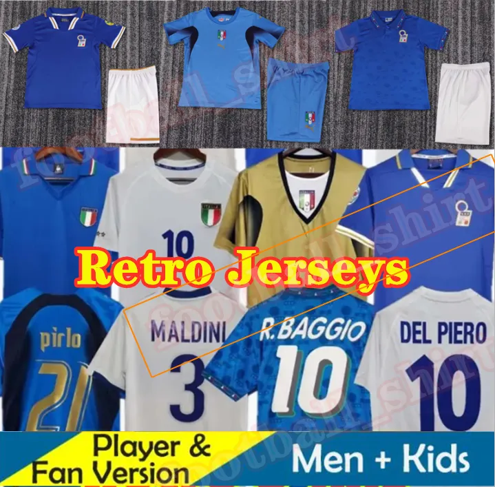Italy Retro Soccer Jersey Italian National Team... From Football_shirt ...