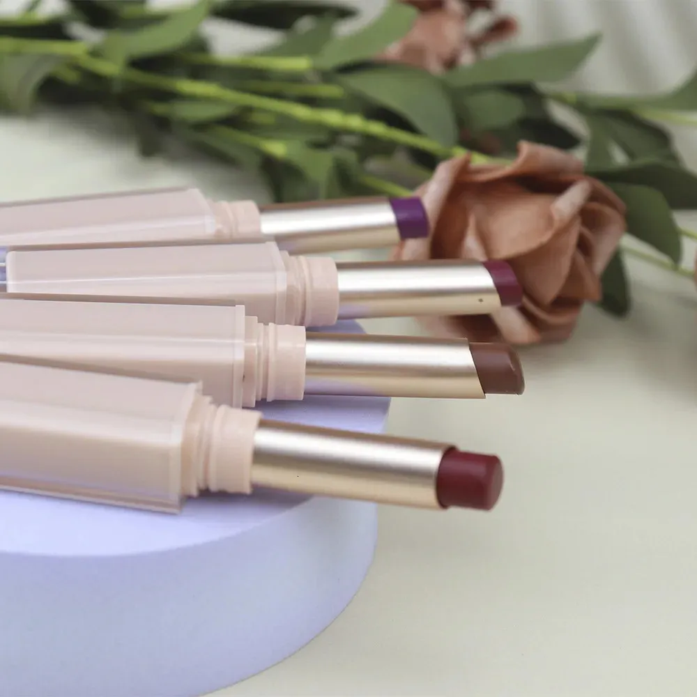 Waterproof Matte Lipstick Pen Soft Silky Velvet Full Color Lip Crayon ...