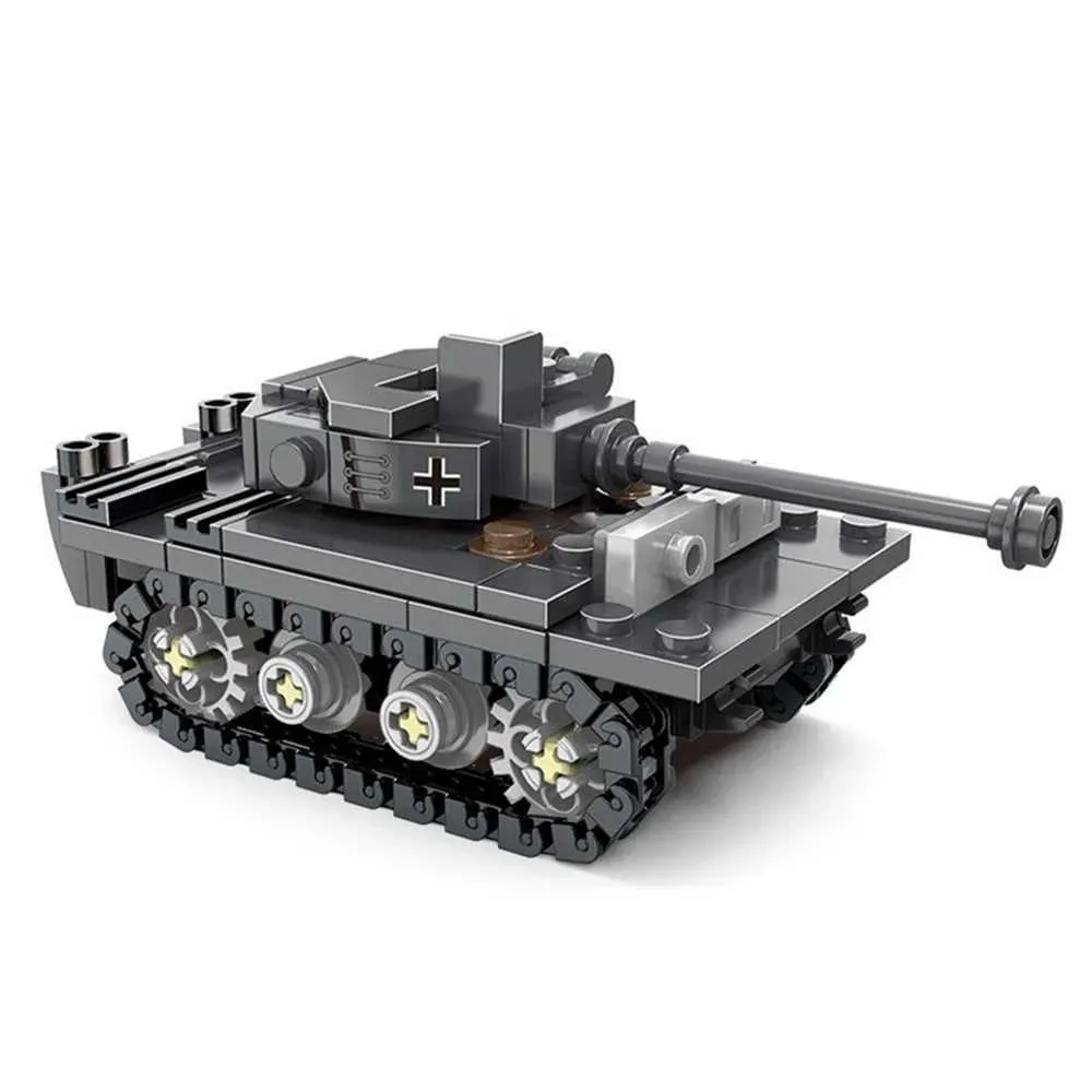 World War II Army Soldiers King Tiger Heavy Tank DIY... From Innovation ...