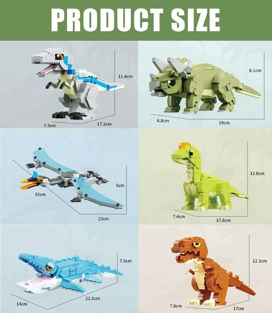 Type 6 Jurassic MOC Dinosaur Building Blocks Set ... From Innovation ...