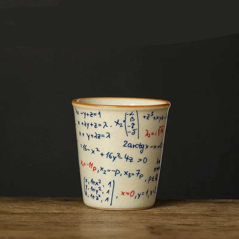 120ml Espresso Cup with Mathematical, Chemical, and Physical Formula ...