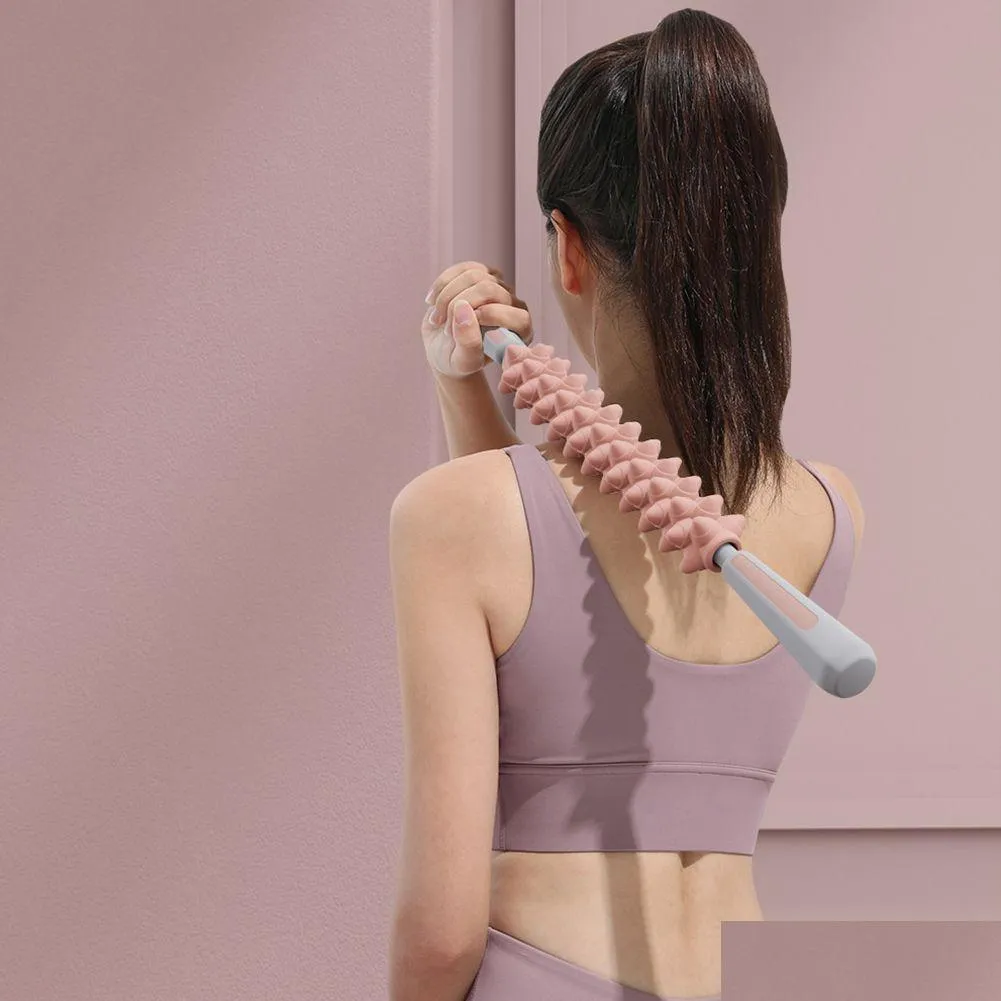 Deep Tissue Back Pain Relief Pilates Roller 1/Self Balancing Arm ...