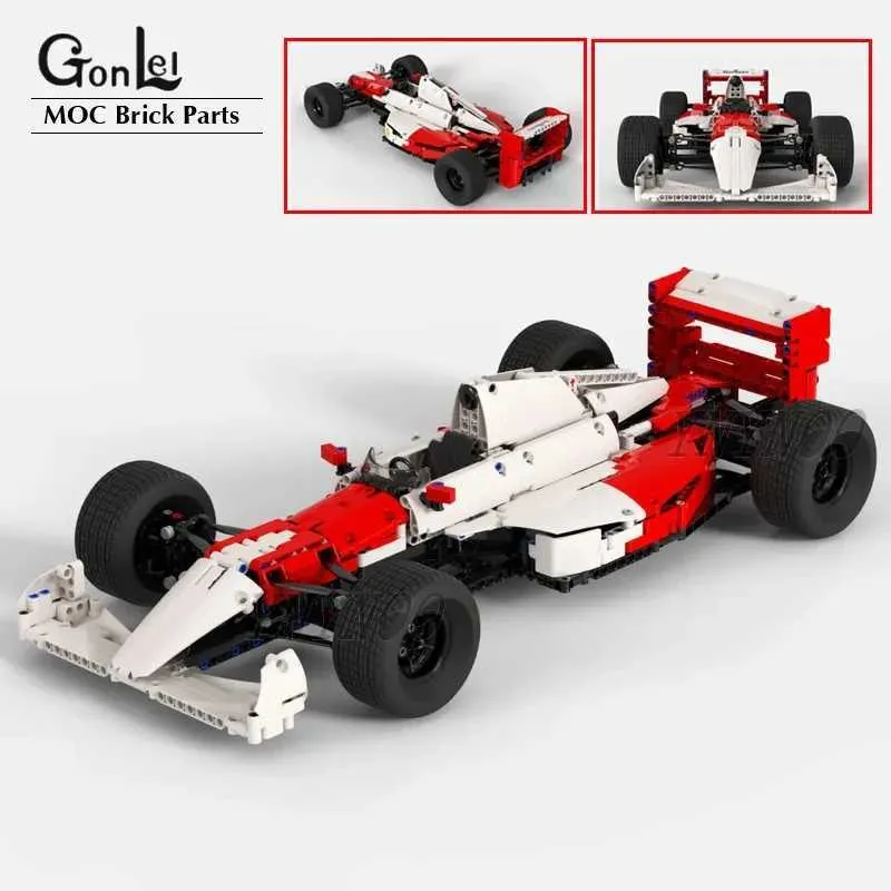 Customized Ayrton Senna Formula 1 McL60 F1 Technical Cars Building ...