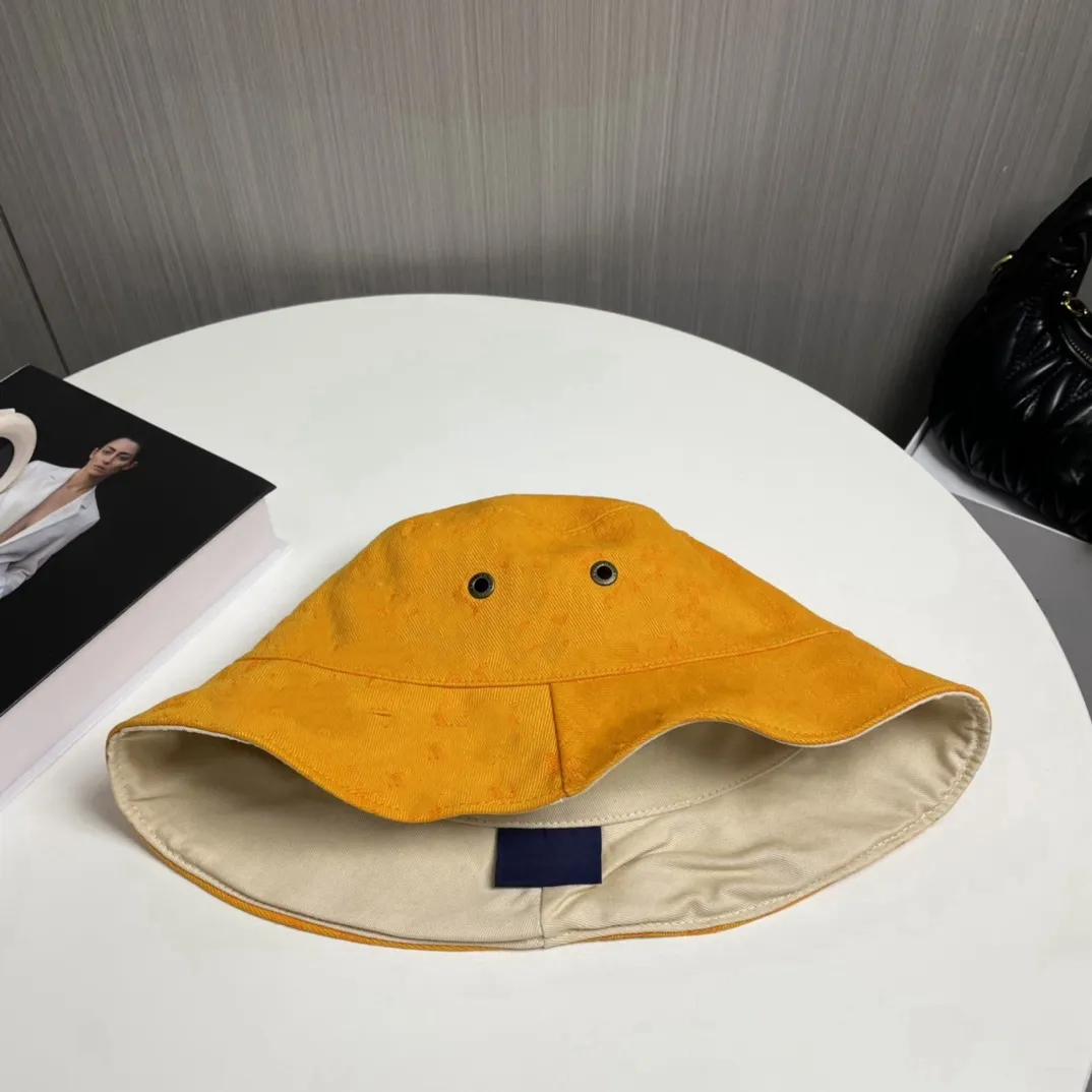Designer Bucket Hat For Men And Women Double Sided Denim Canvas ...