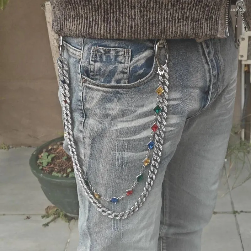 2025 Original Cuban baggy pants Chain Keychain