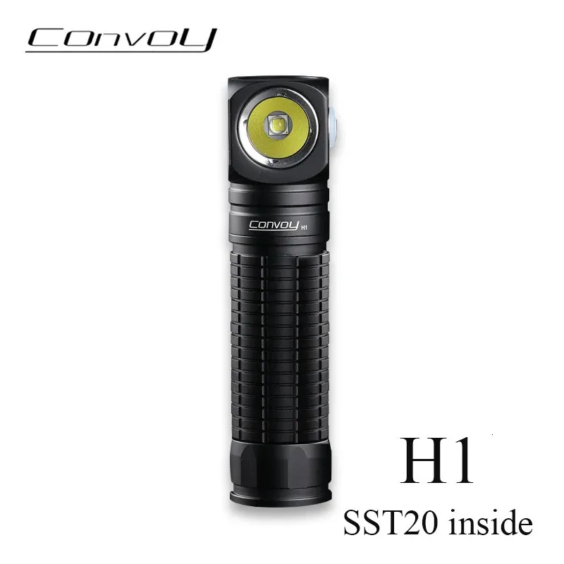 High Power Convoy H1 Rechargeable Pocket Flashlight With SST20 LED ...