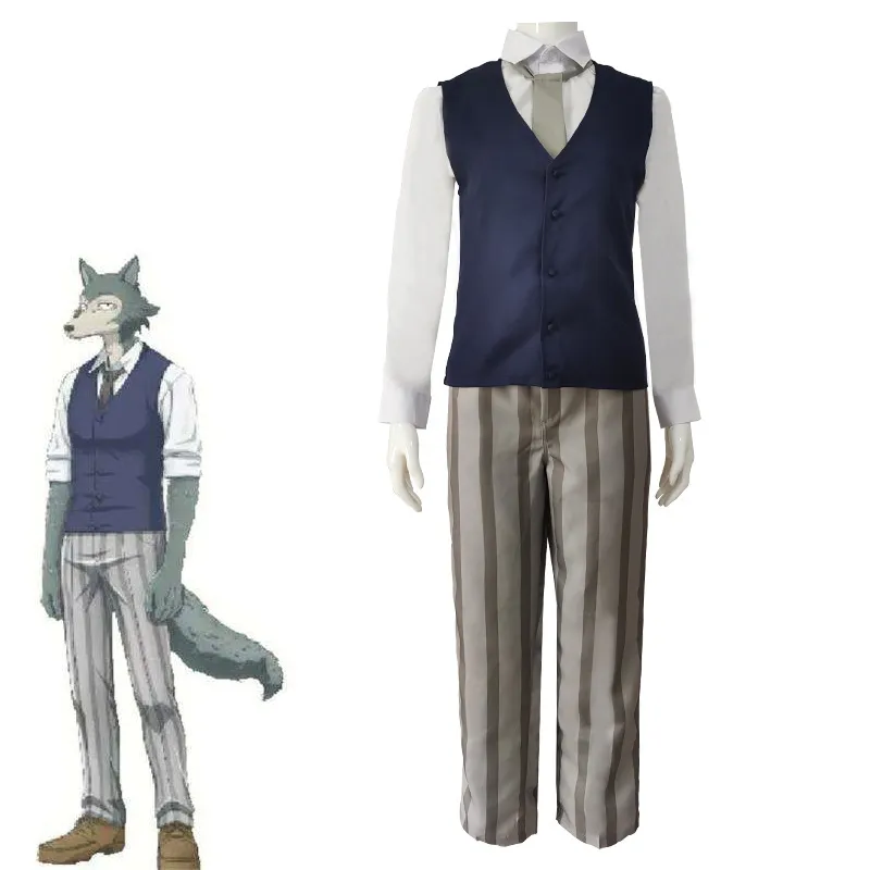 Anime Beastars Grey Wolf Legoshi Academy Uniforms Carnivore Legosi ...