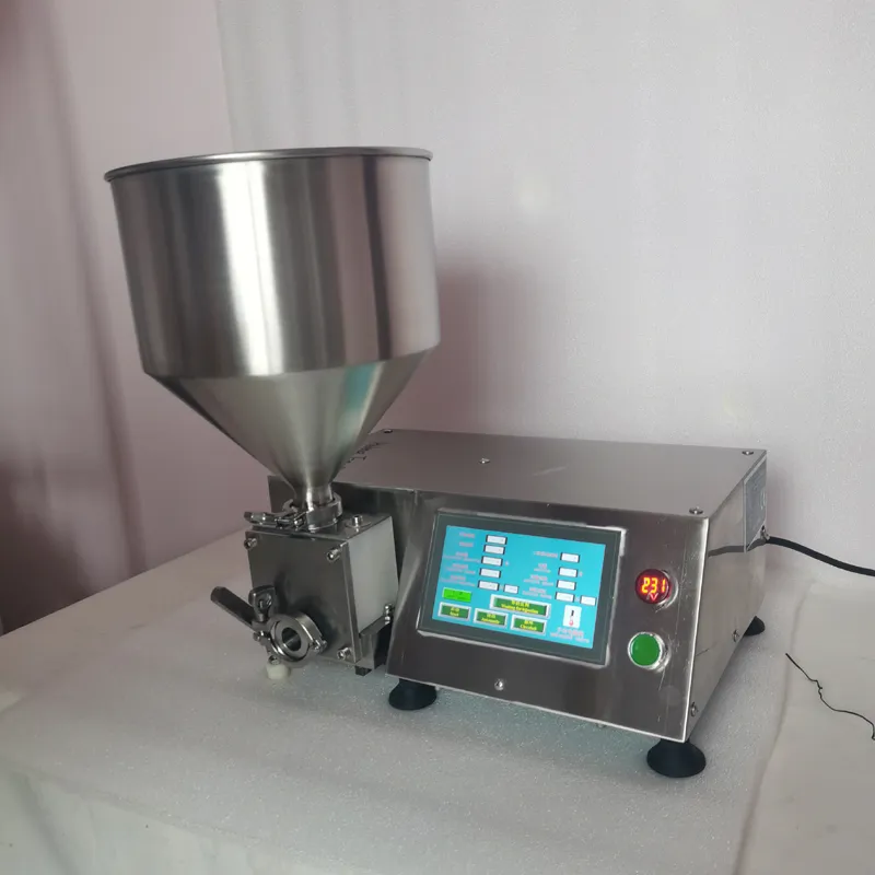 Commercial 5L Chocolate Jam And Cheese Filling Machine Small Puff And ...