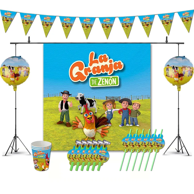 La Granja De Zenon Birthday Party Decorations Serie Zenon Farm Animal ...