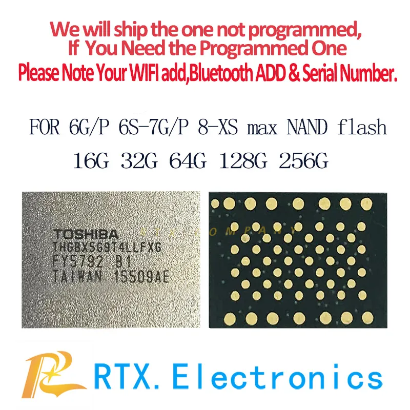 IPhone 12 PRO MAX Nand Flash Memory IC 64G/128GB/256GB 512GB 12Pro ...