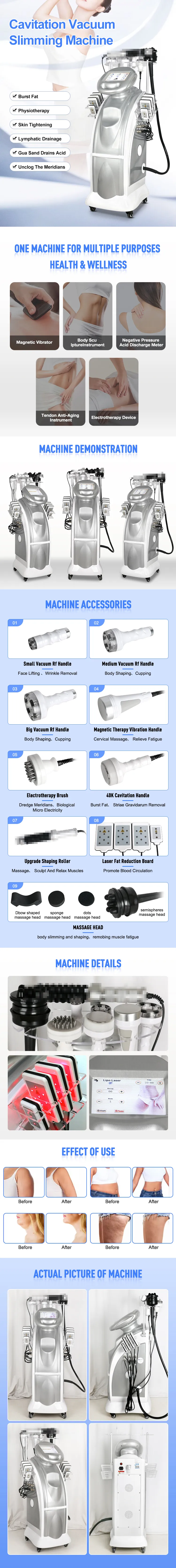 Professional Laser Lipo Machine with 25k Pulses and 30 kHz Ultrasonic ...