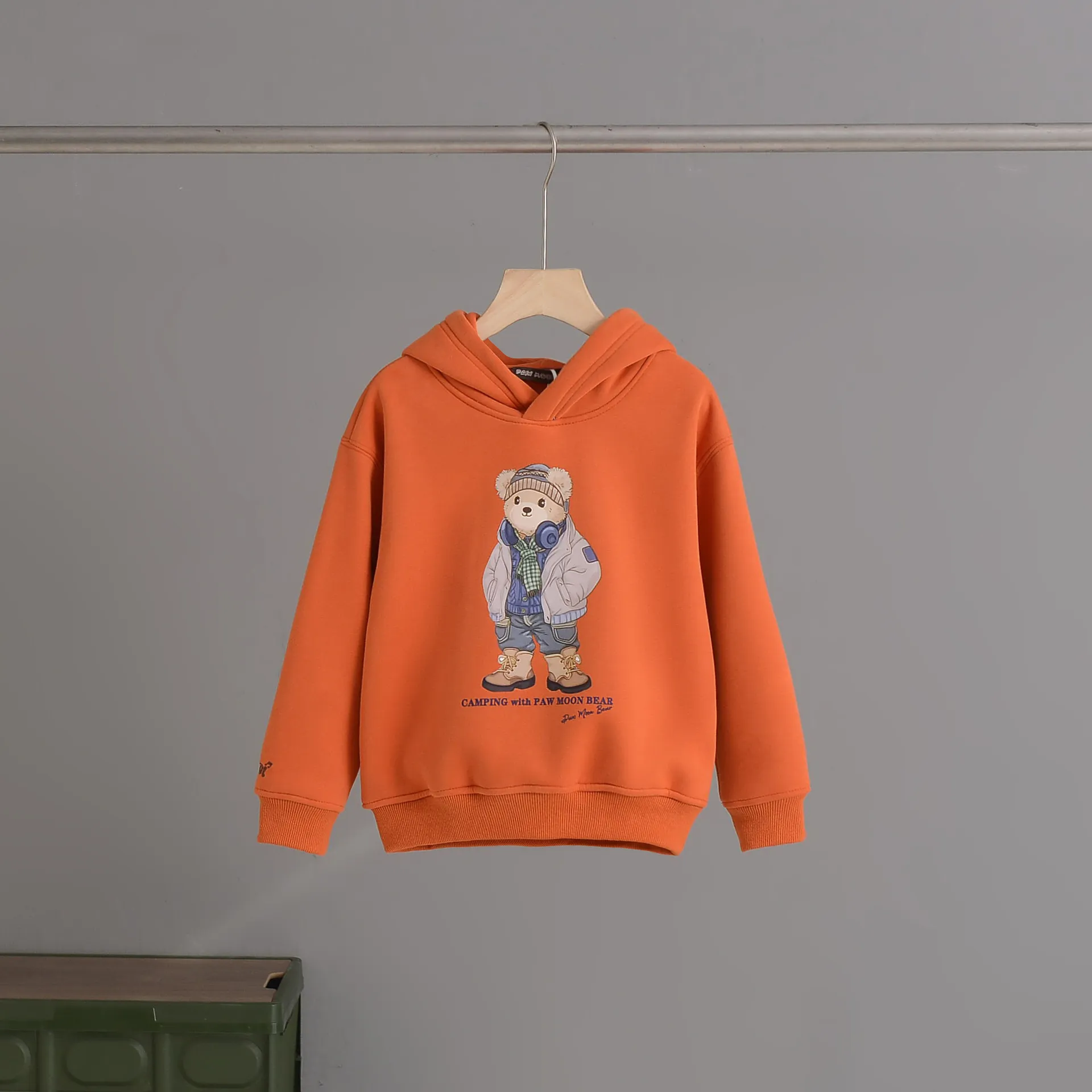 Children's Unisex Warm Fleece Hoodie with Cartoon Design for Boys, 100% ...