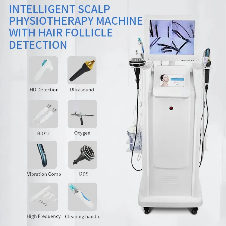 Electric Scalp Massager & Hair Follicle Analyzer: 8 In 1 Scalp Care ...