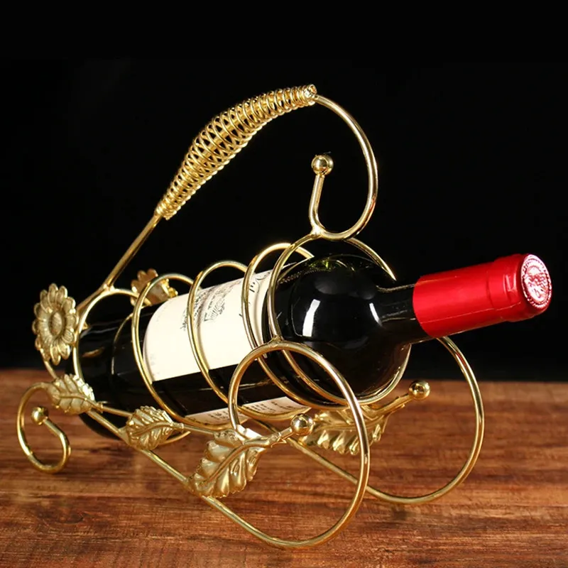 Metal Wire Howdens Wine Rack With Single Bottle Holder Stand Tabletop ...