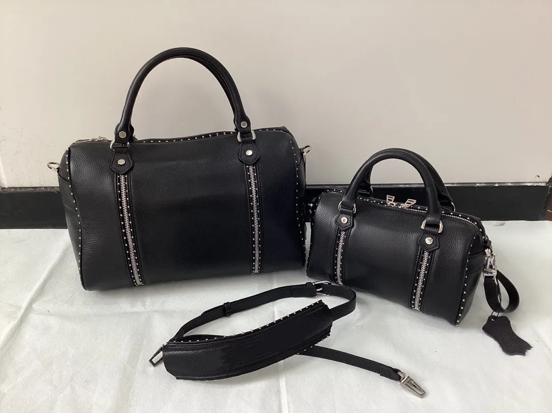 Half Moon Bag Designer Pillow Purse Abrasive Leather Shoulder Bag With ...