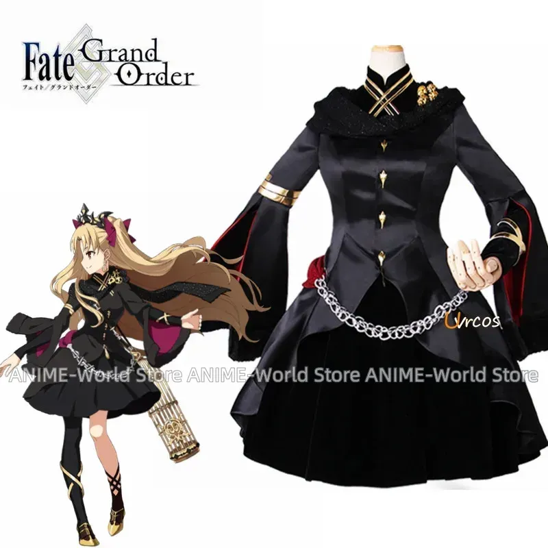 FGO Fate Grand Order Ereshkigal Coat Gothic Dress Uniform Outfit For ...