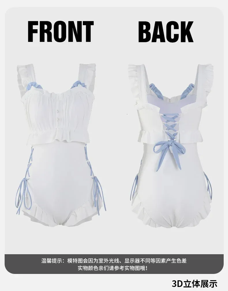 VigoAnne White Modal Push Up One-Piece Monokini Swimwear for Women ...