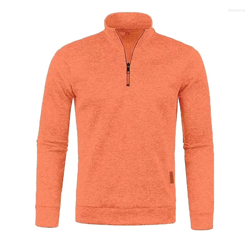 Men's Spring Sweaters: Stylish Half Zipper Pullover Luxury Knit ...