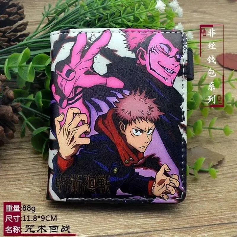 Cartoon Wallets Bifold Short Wallet Lightweight Anime Style Card Holder ...