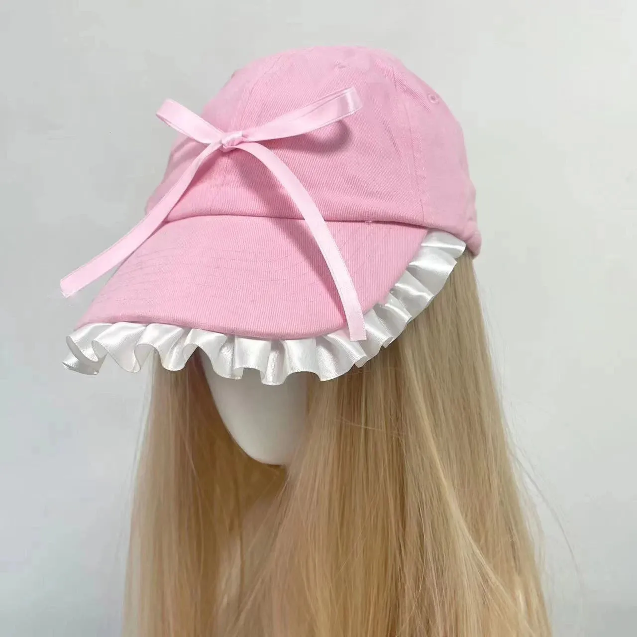 Pink Kawaii Baseball Cap For Women Harajuku Emo Punk Style, Y2K ...