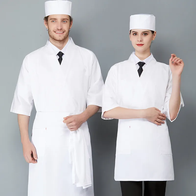 Chef Uniforms Japanese Style Sushi Japanese Food Store Kitchen Jacket ...