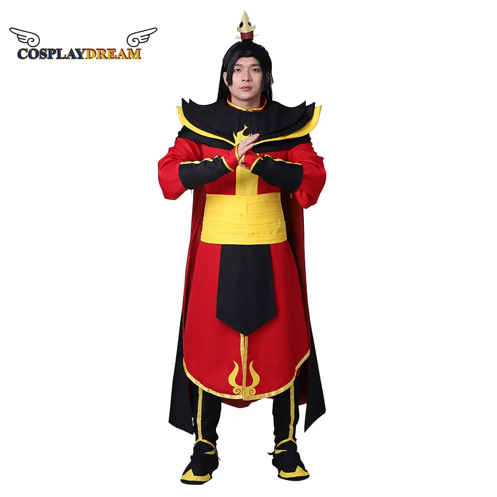 Avatar The Last Airbender Cosplay Costume: Zuko Azula Outfit Adult ...