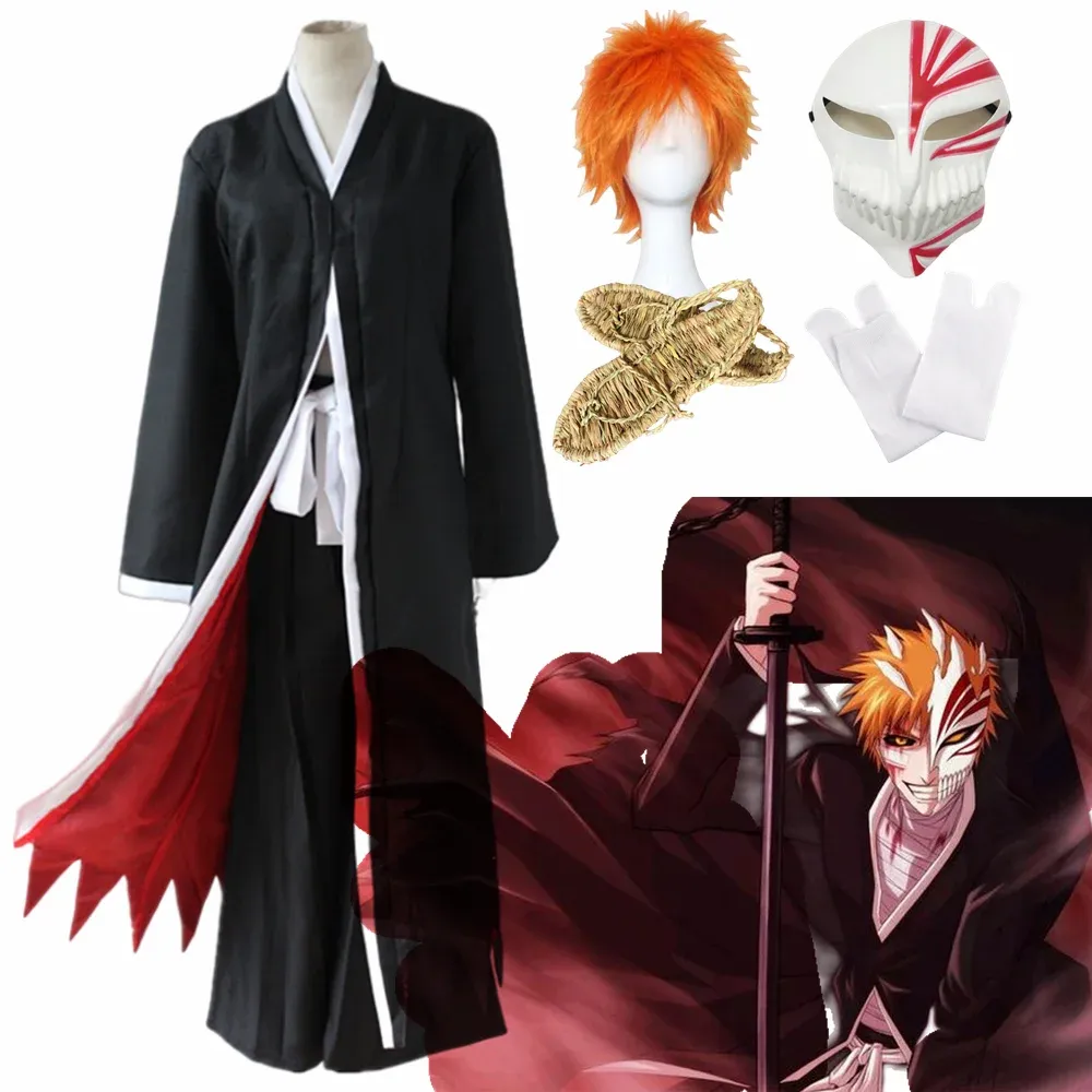 Anime Cosplay For Men, Costume Set: Ichigo Kurosaki... From Uledemode ...