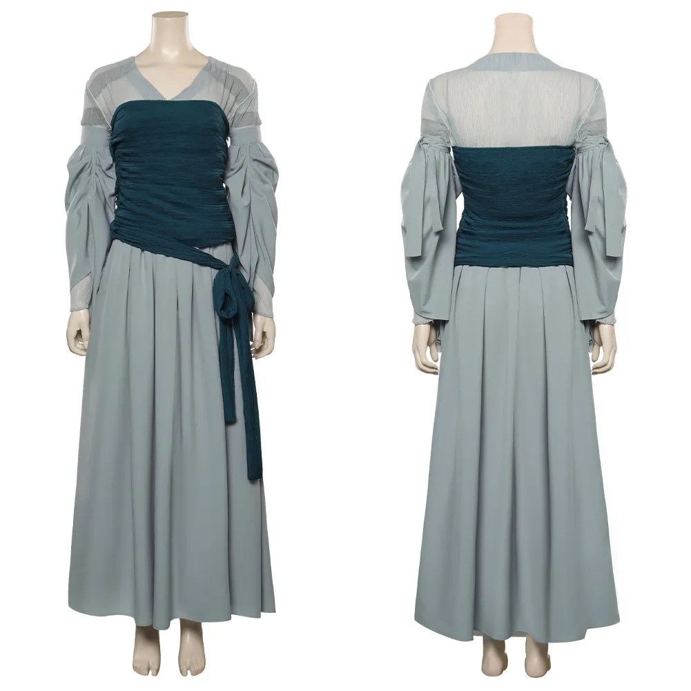 Elven Cosplay Queen Dress: Elegant Fantasy Outfits Female For Halloween ...