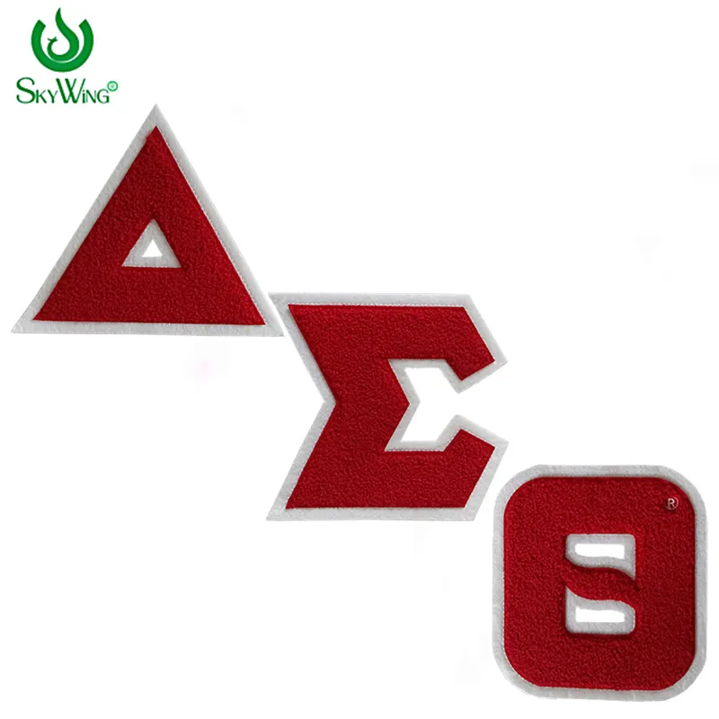 Delta Sigma Theta Sorority Patch Chenille Embroidered Iron On Greek ...