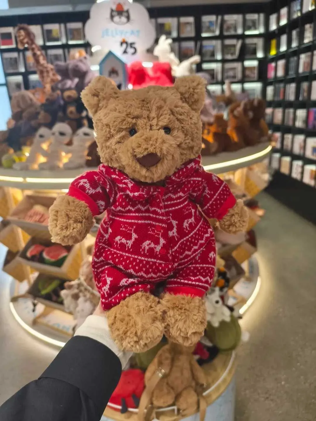 Jellycat Barcelona Bear Bathrobe Pumpkin Dumb Strawberry Eggplant Plush ...