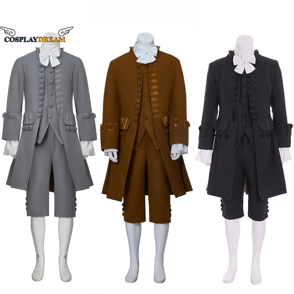 Colonial Uniform Outfit 18th Century Regency Tailcoat Vest Suit For Men ...