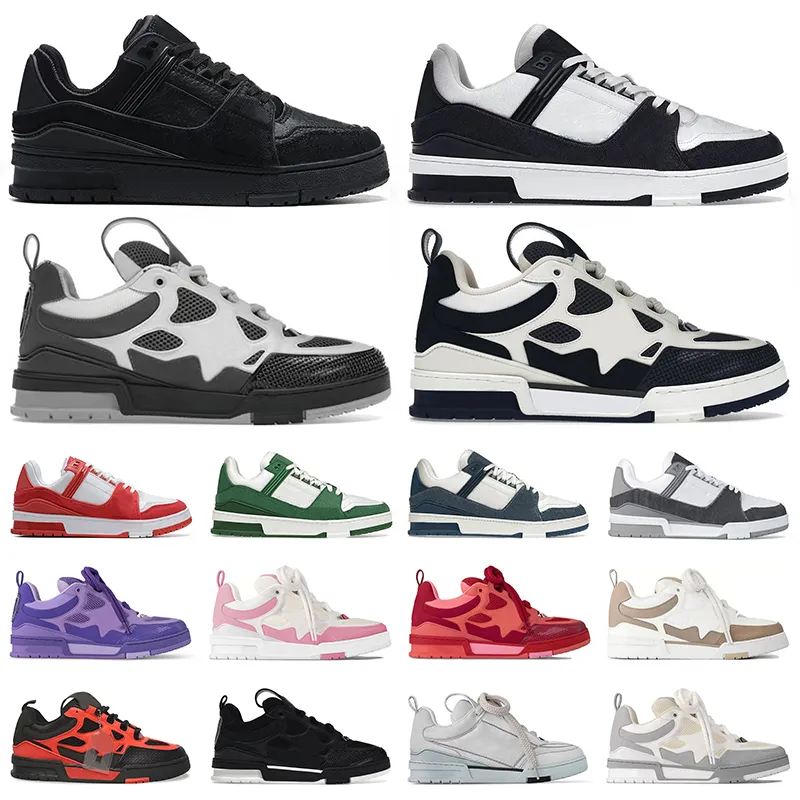 Designer Fashion Shoes Luxury Skate Sneakers Womens Mens Dress Colorful ...