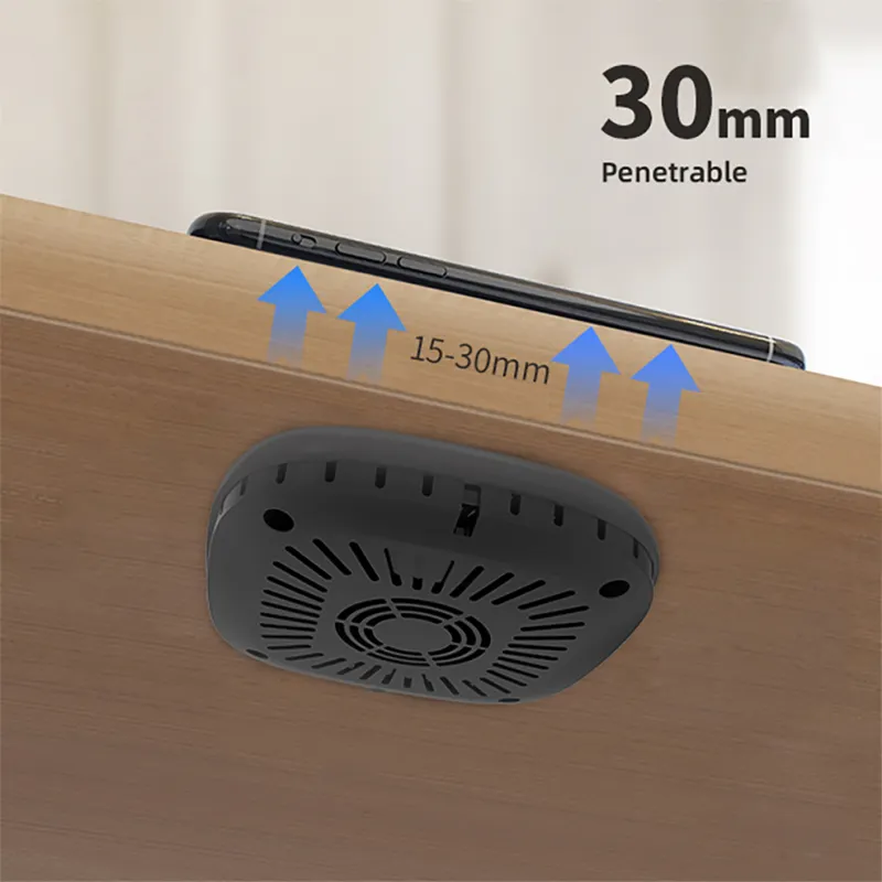 Invisible Wireless Charger Pad 30mm Under Table Qi Wireless Charging ...