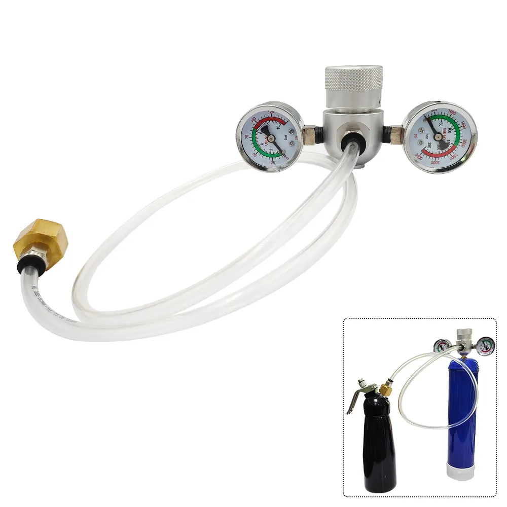 Nitrogen Regulator With Hose Hose Kit For Whipped Cream Charger ...