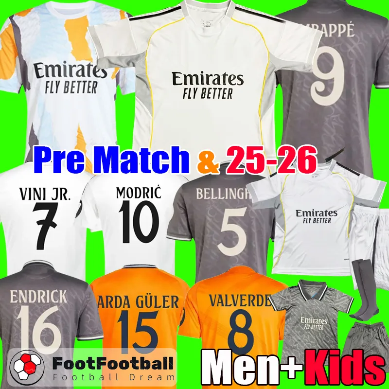 2025 2026 Men's And Kids Black Soccer Kits Kit With MBAPPE, BELLINGHAM ...